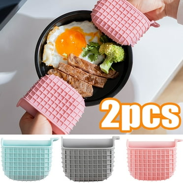 Silicone Cooking Pinch Grips Oven Mitts - Finger Protector Pot Holder ...