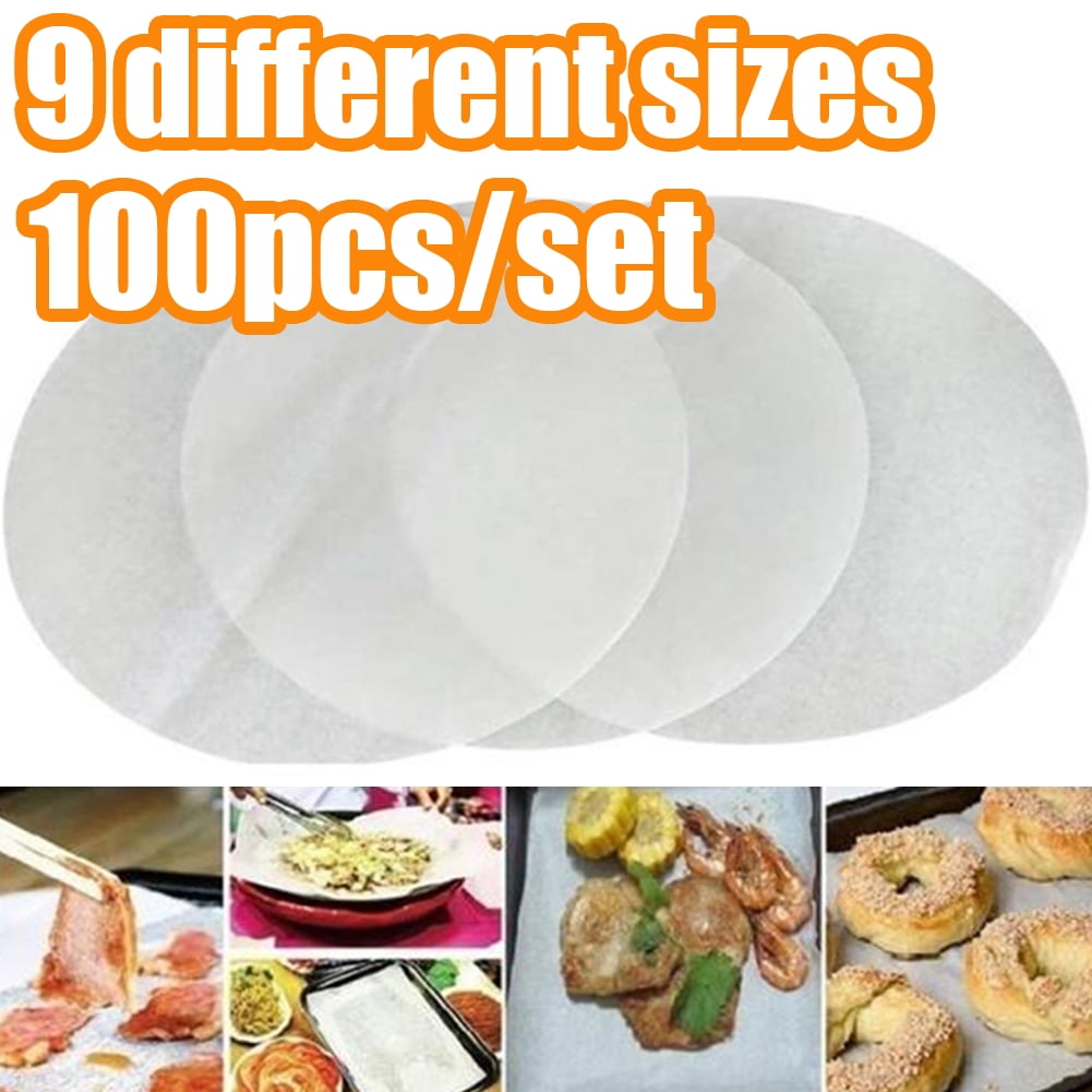 Travelwant 100Pcs Baking Parchment Rounds, Non Stick Round Parchment ...