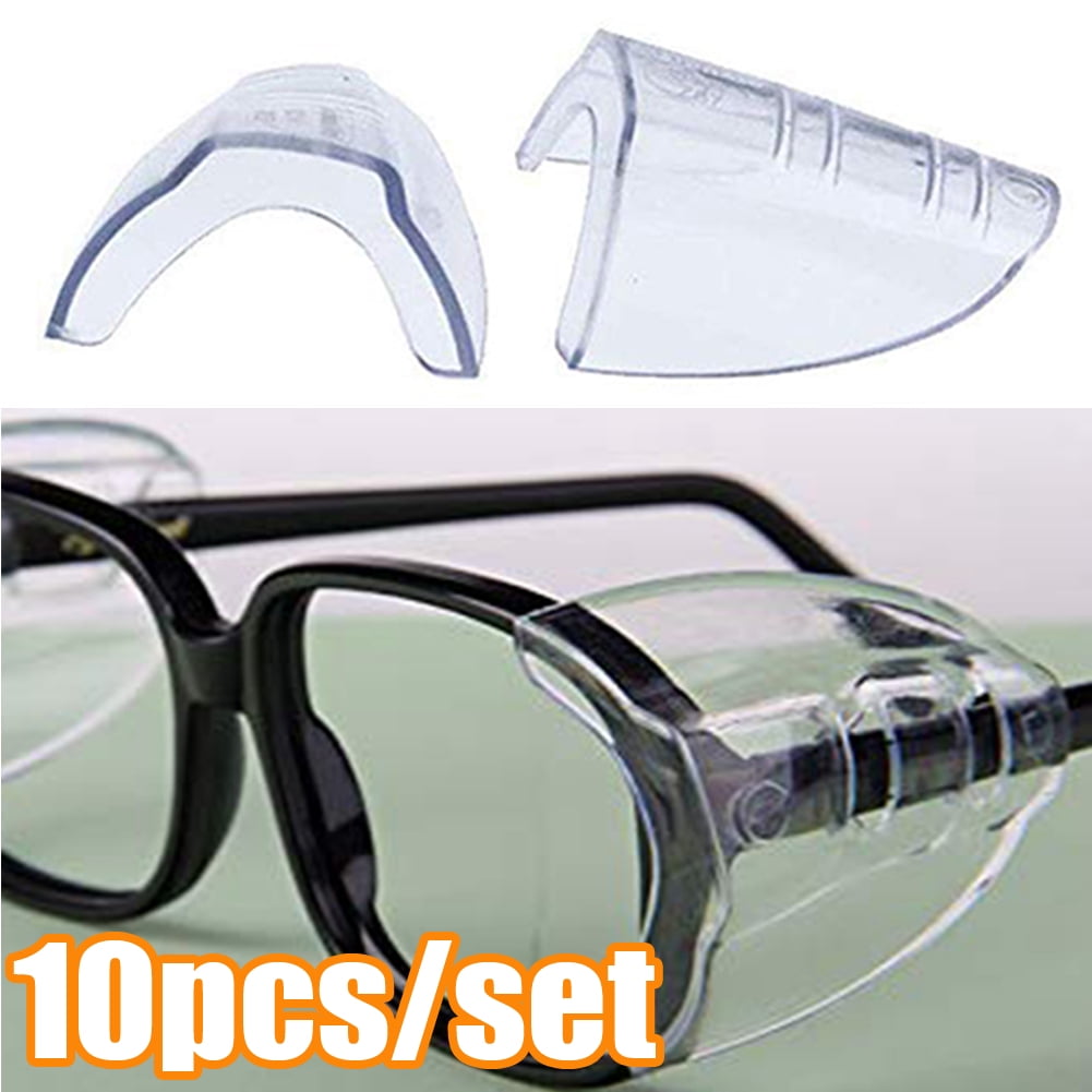 Travelwant 10Packs Safety Eye Glasses Side Shields, Slip on Clear ...
