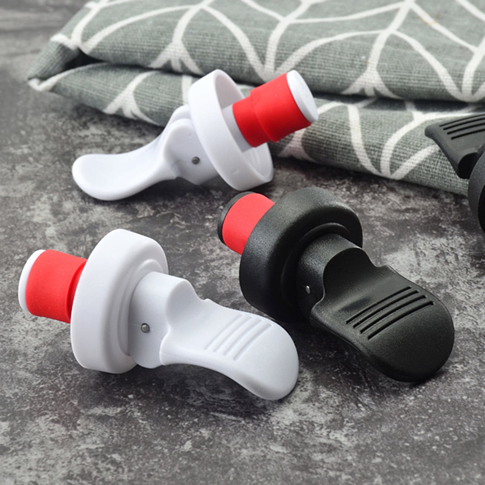 Travelwant 10Pcs/Set Wine bottle Stopper, Wine Saver with Silicone ...