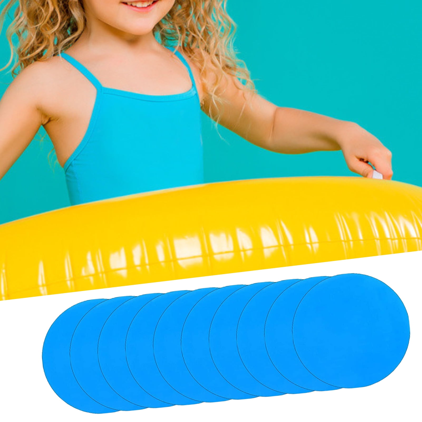 Travelwant 20Packs Self-Adhesive PVC Repair Patch Repair, Vinyl Pool ...