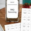 Talented Kitchen Spice Labels for Jars - 140-Pack, 1.25 x 2.5 in, Gold ...