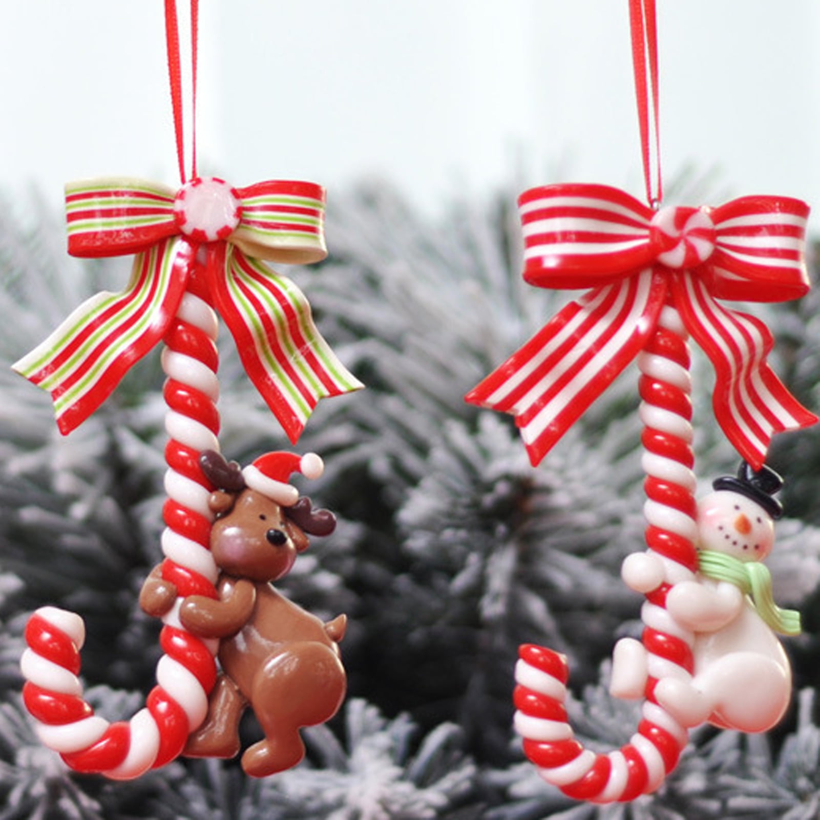 Travelwant 3Packs Christmas Lollipop Ornaments,Christmas Candies ...