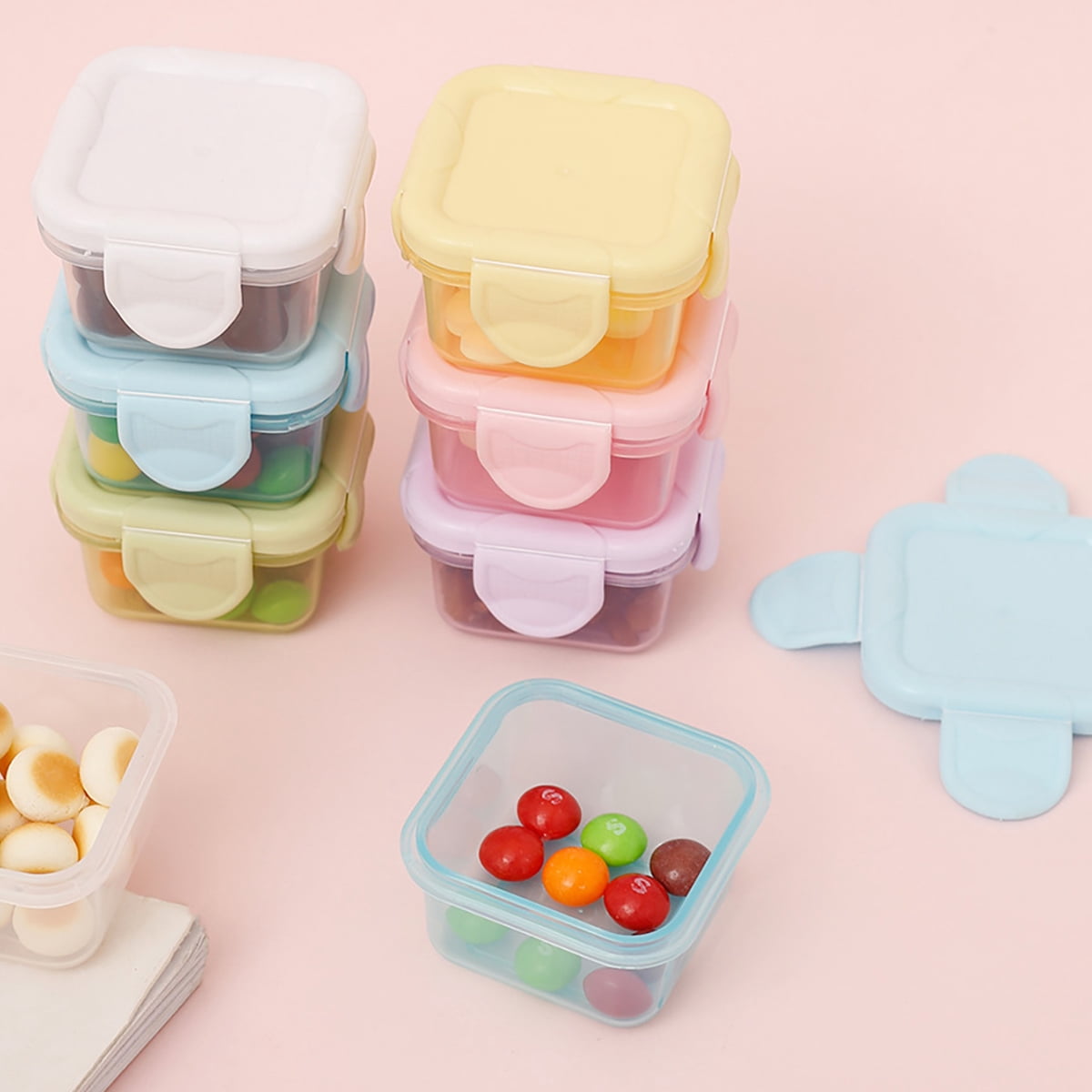 Travelwant 4Pcs Food Fruit Storage Containers, Food Grade Safe Keeps ...