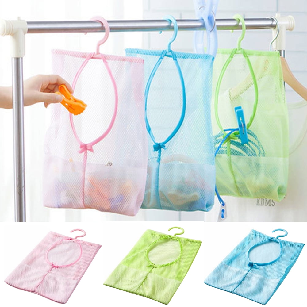 Travelwant 5 Packs Multipurpose Clothespin Bag with Hanger,Hanging Mesh ...