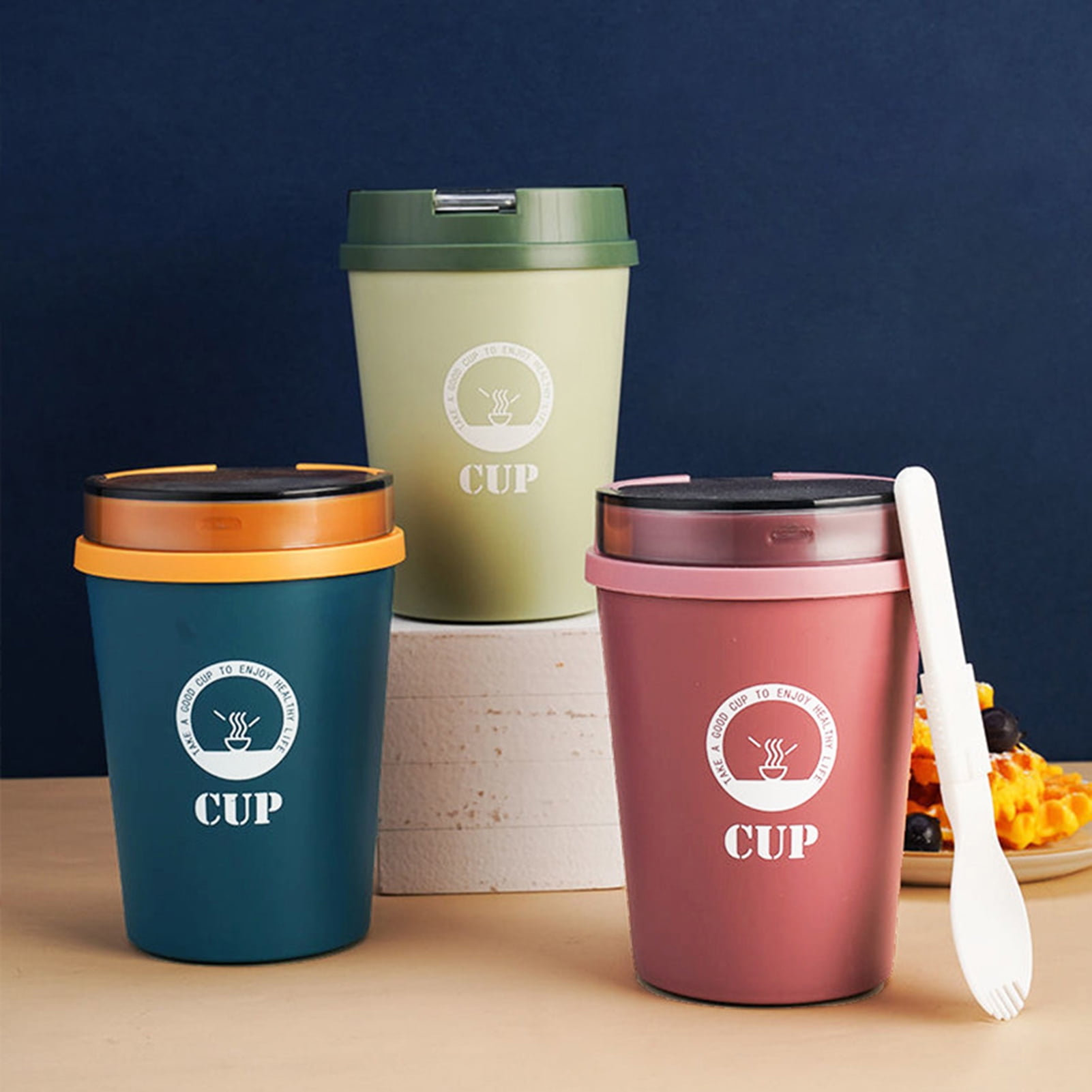Travelwant 500ml Food Insulated Lunch Containers Soup Flask for Hot ...