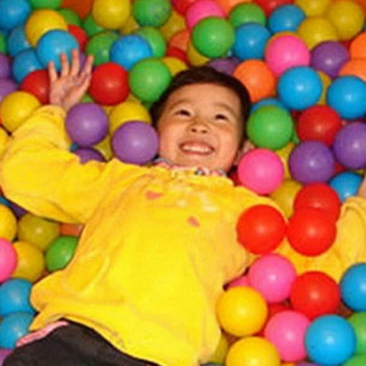 Travelwant 50pcs Non-Toxic Colorful Ball Pit Balls, Crush Proof Plastic ...
