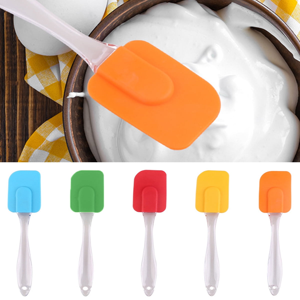 Travelwant Silicone Spatula Set, Cooking and Baking Tools, Flexible ...