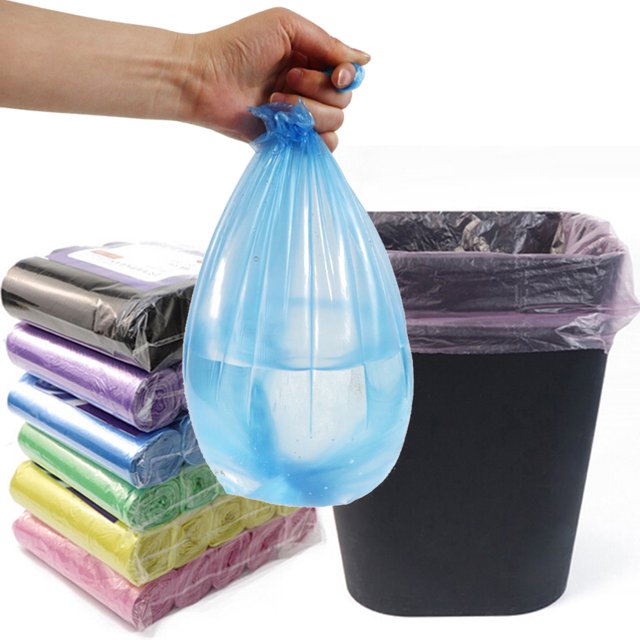 Travelwant 5Rolls Trash Bags Heavy Duty Garbage Bags Bulk Trash Bag Can ...
