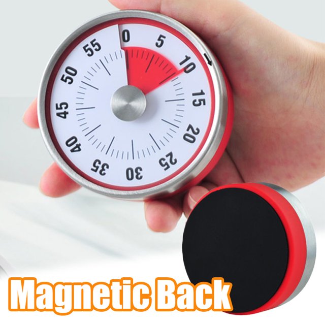 Travelwant 60-Minute Visual Timer - 6-Inch Countdown for Kitchen ...