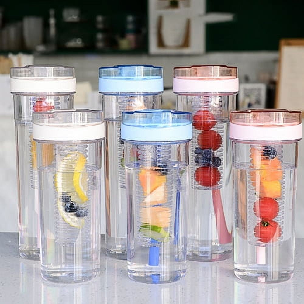 Travelwant 670/800ml Fruit Infuser Water Bottle - Sports Bottle WITH ...
