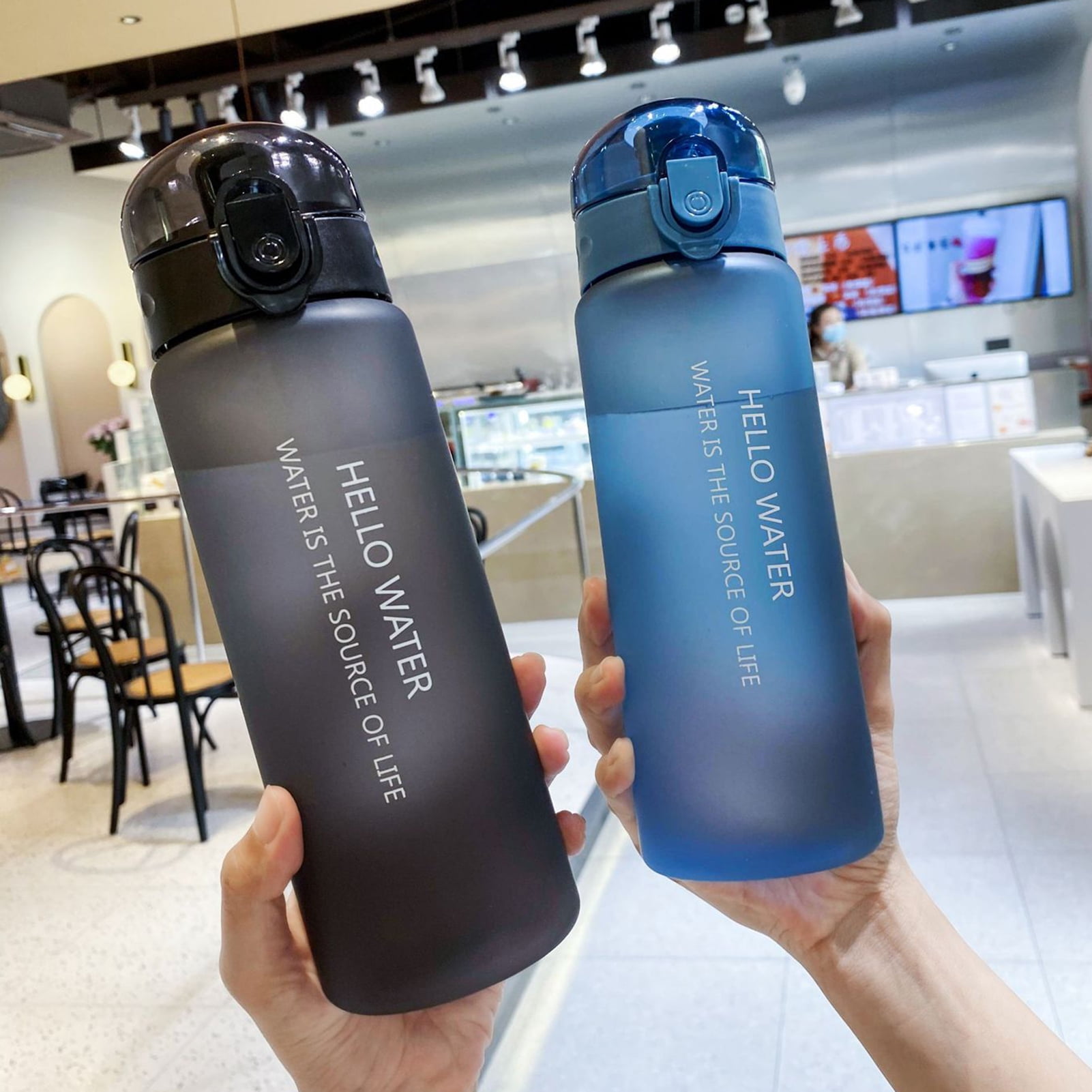 Travelwant 780ml Water Bottles One Click Open Water Bottle for Kids ...