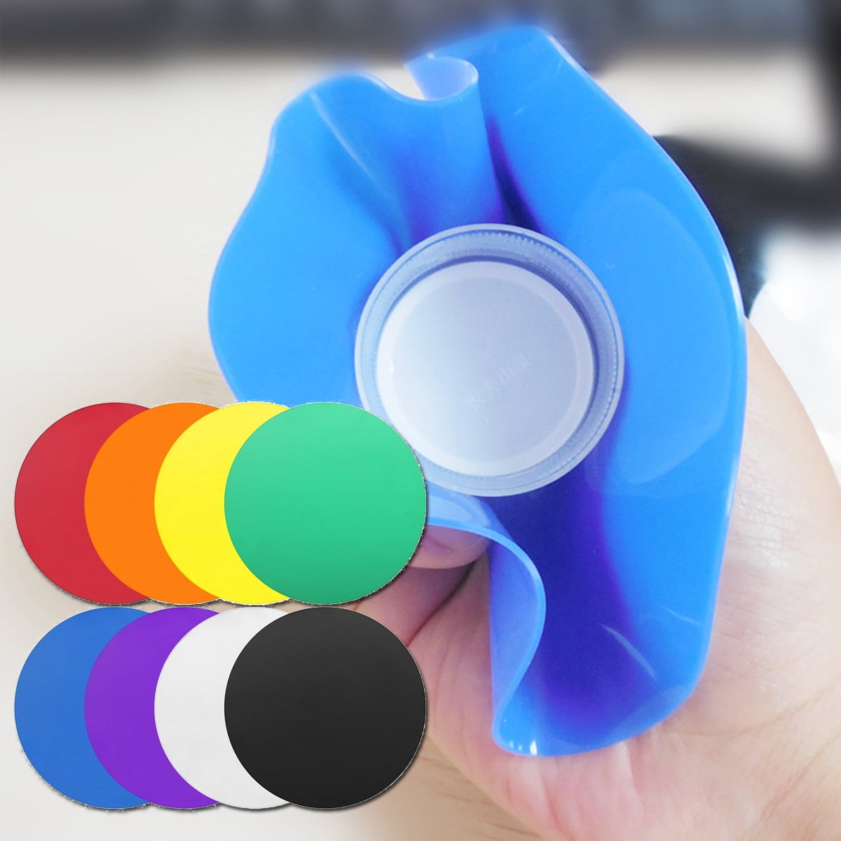 Travelwant 7Pcs Rubber Jar Gripper Pads Round Kitchen Coasters Multi ...