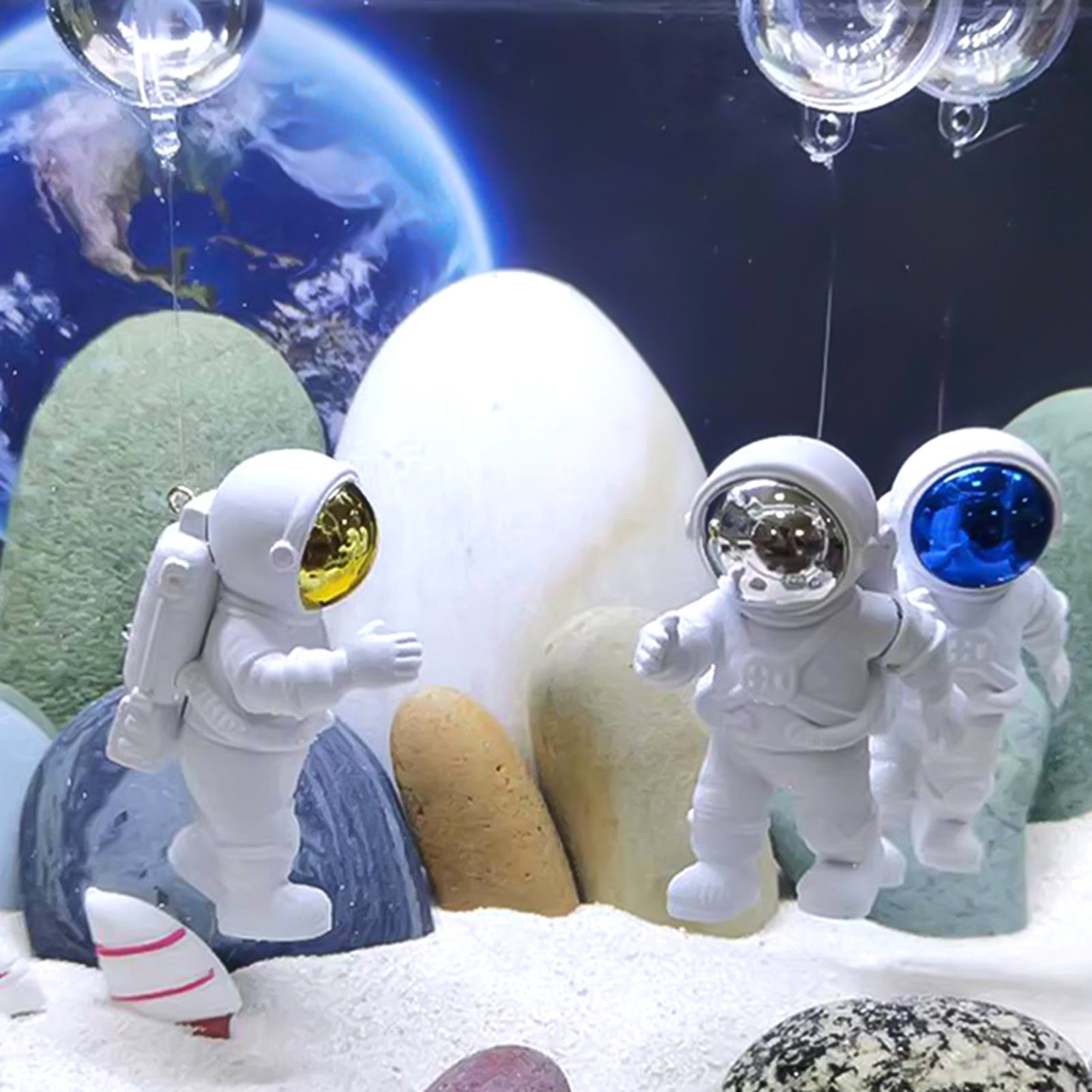 Travelwant Aquarium Astronaut Decoration,loating Aquarium Decorations ...