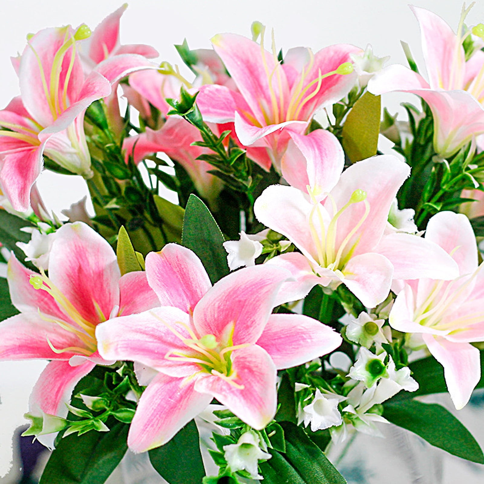 Travelwant Artificial Flowers Tiger Lily Real Touch Fake Flowers for ...