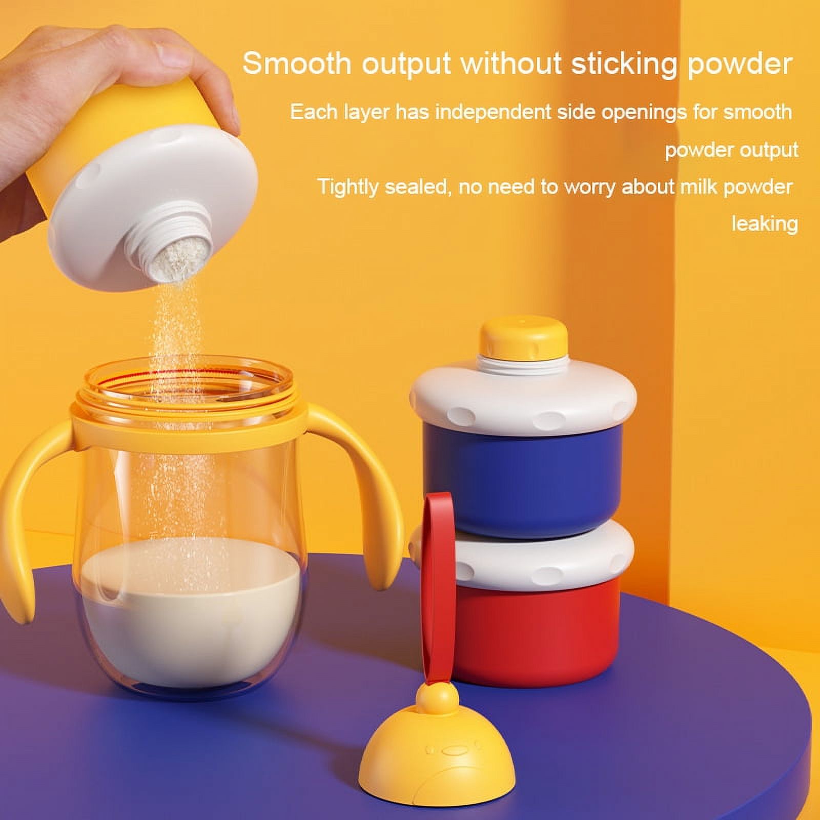 Travelwant Baby Milk Powder Formula Dispenser, Non-Spill Smart ...