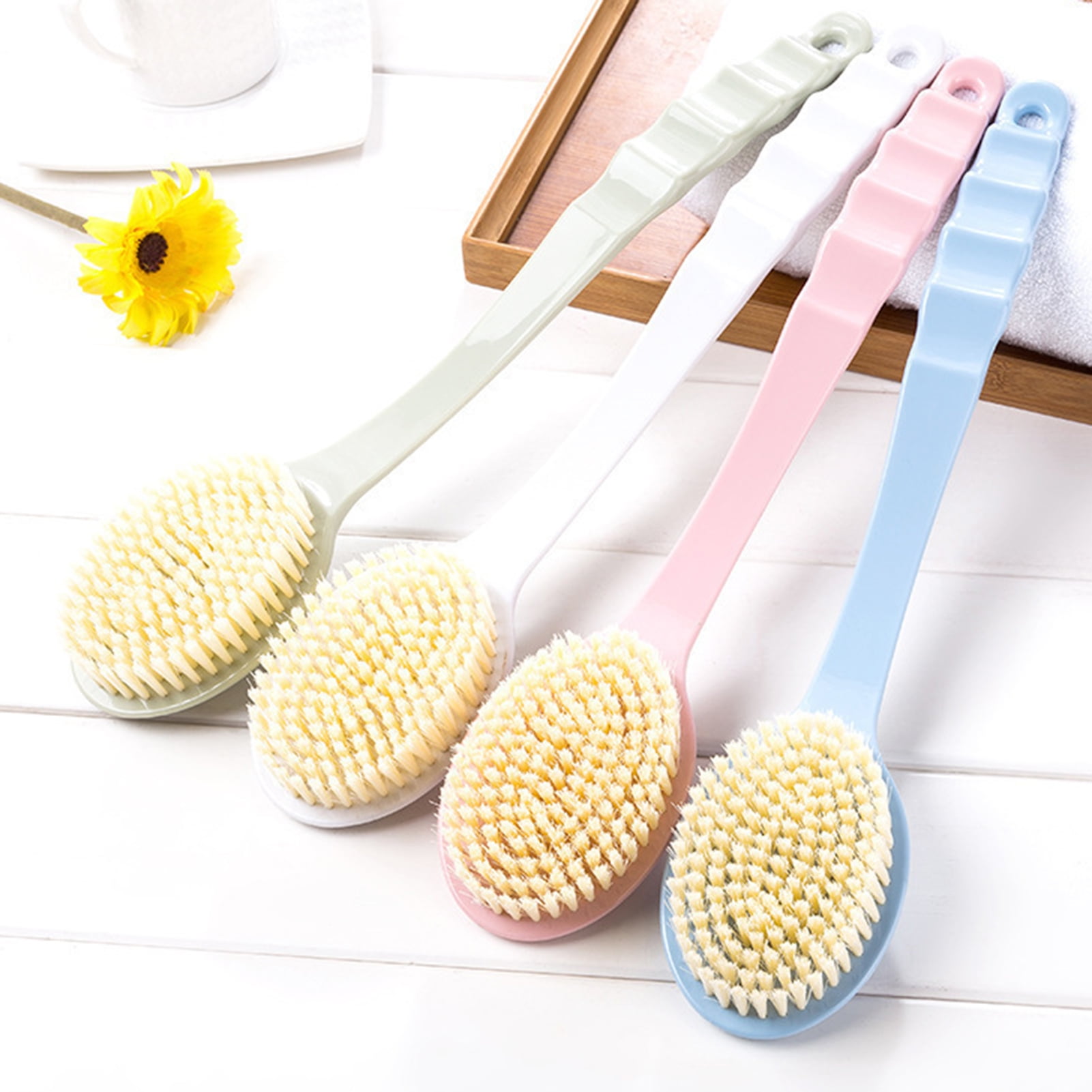 Travelwant Back Bath Brush Long Handle for Shower - Ergonomic ...