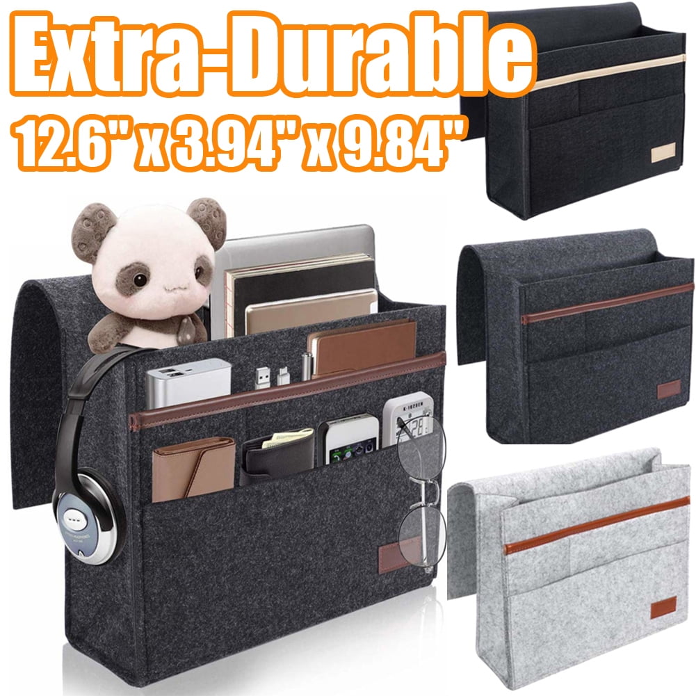 Travelwant Bedside Caddy Hanging Bed Organizer Storage Bag Pocket for ...