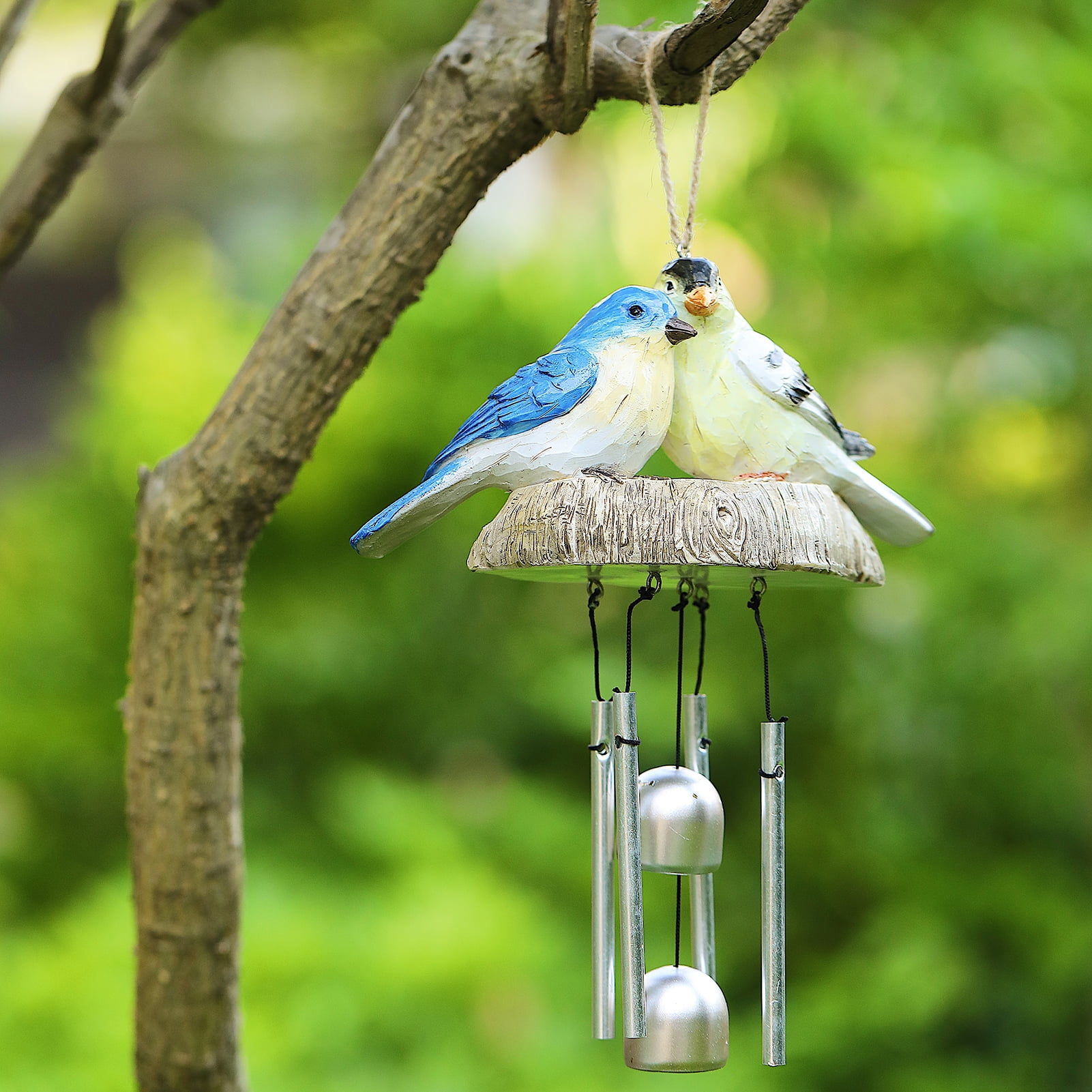 Travelwant Bird Wind Chime, Bird Bell Wind Chimes Windchimes Hanging ...
