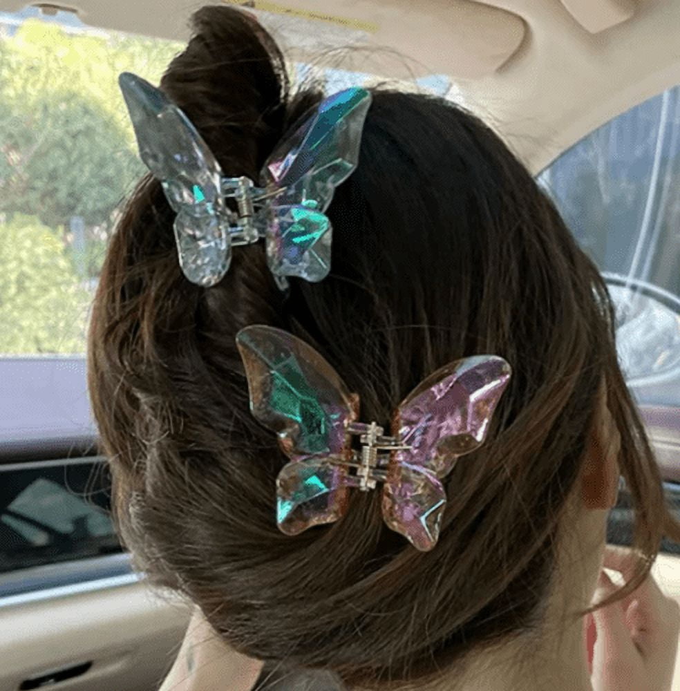 Travelwant Butterfly Hair Clips, Tortoise Barrettes, No-Slip Grip Jaw ...