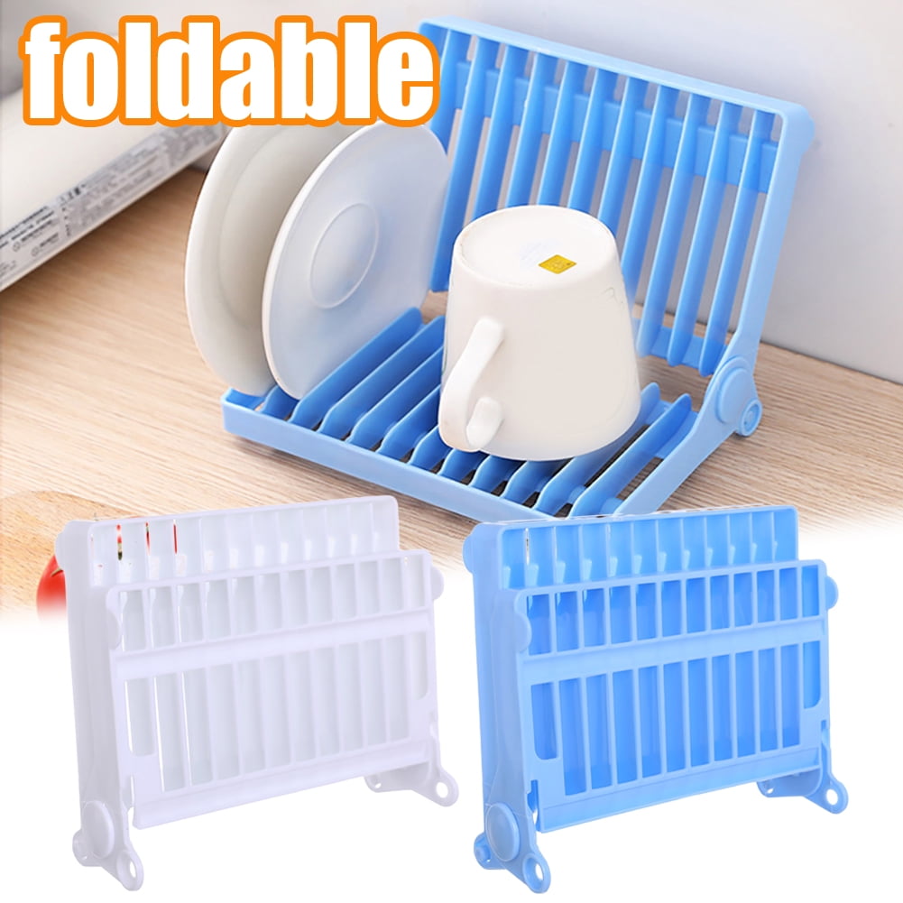Travelwant Collapsible Dish Drying Rack -Dish Drainer Kitchen Plate ...