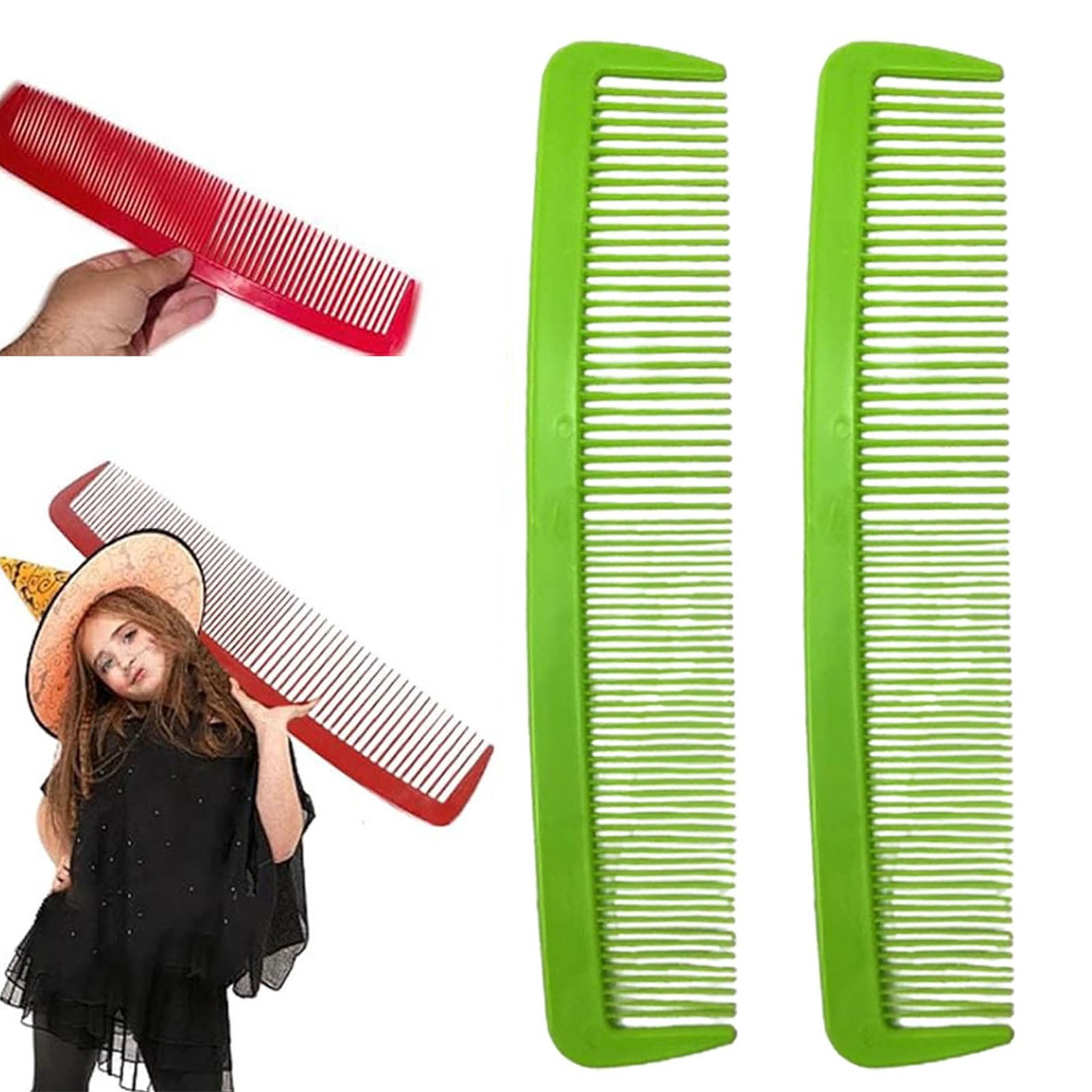 Travelwant Comb for Parties 2pcs Comb Big Comb Prop Funny Huge Comb ...