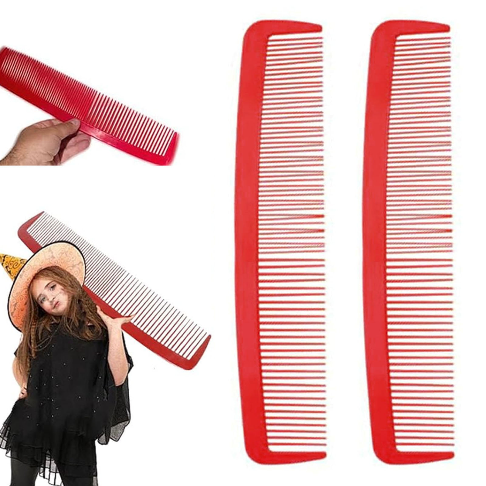 Travelwant Comb for Parties 2pcs Comb Big Comb Prop Funny Huge Comb ...