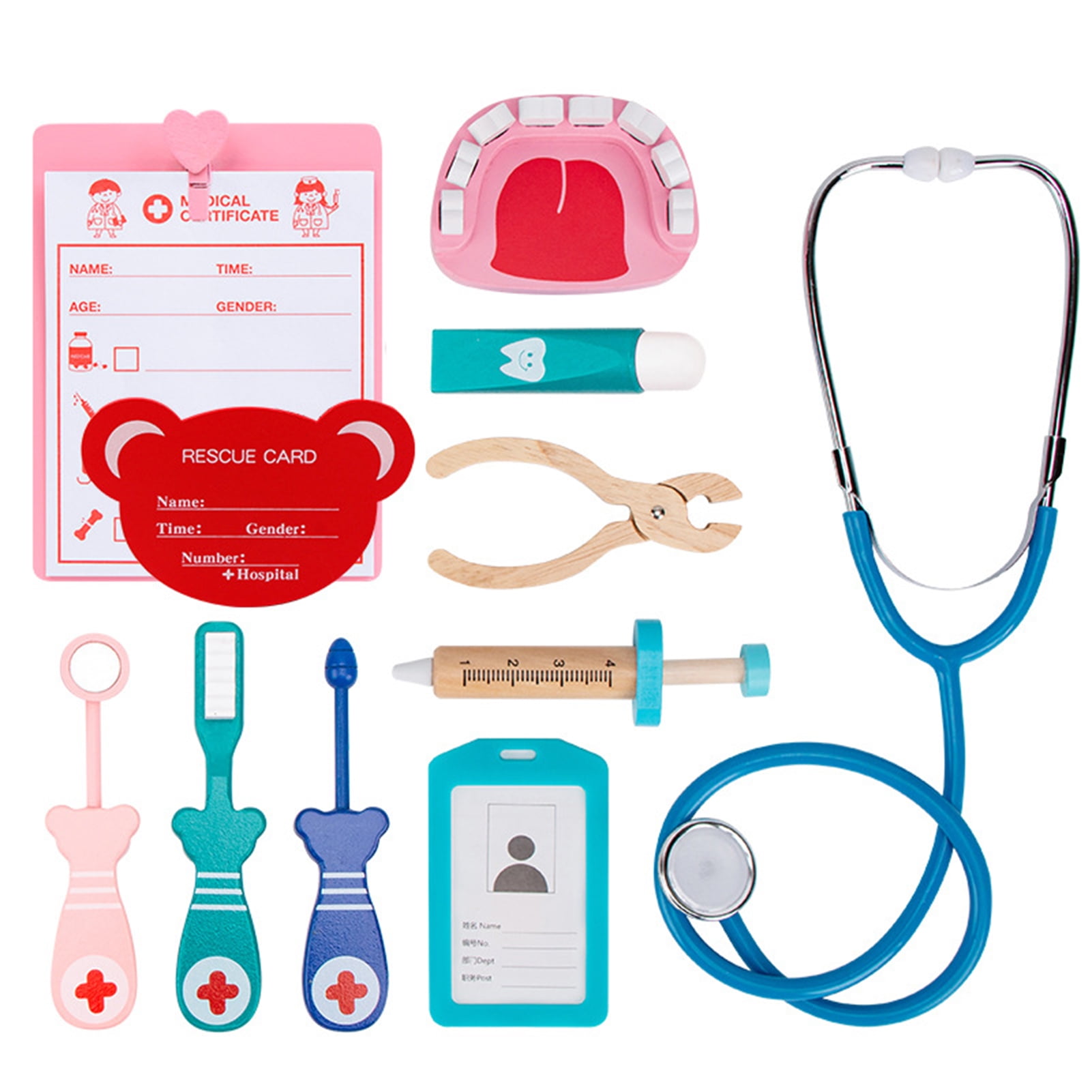 Toy Doctor Tools 33-Piece Doctor Play Kit For Kids - Pretend Medical ...