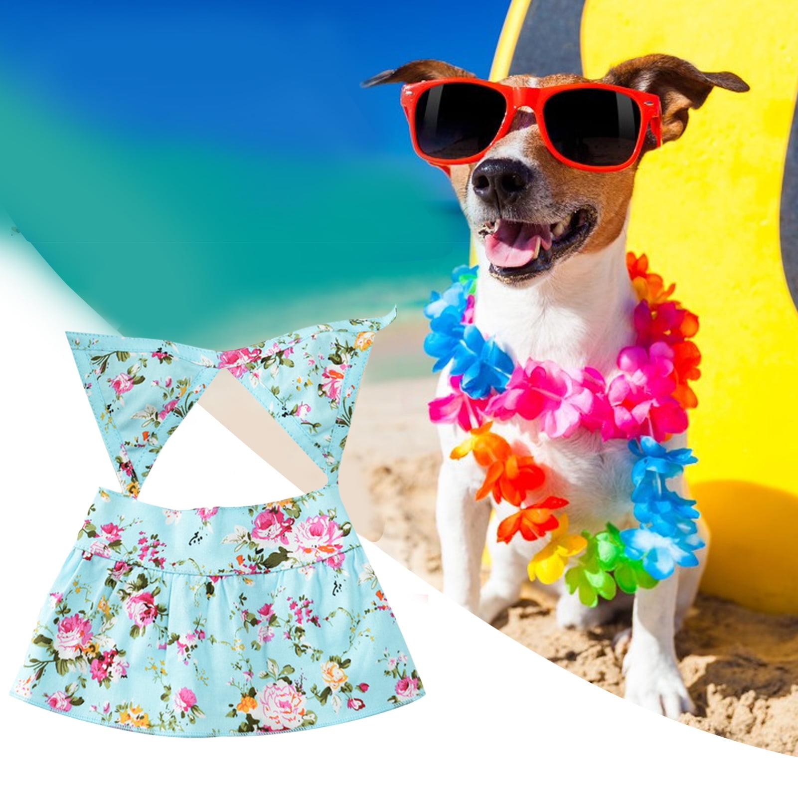 Travelwant Dog Bikini Beach Swimsuit Puppy Bathing Dress Pet Clothes ...