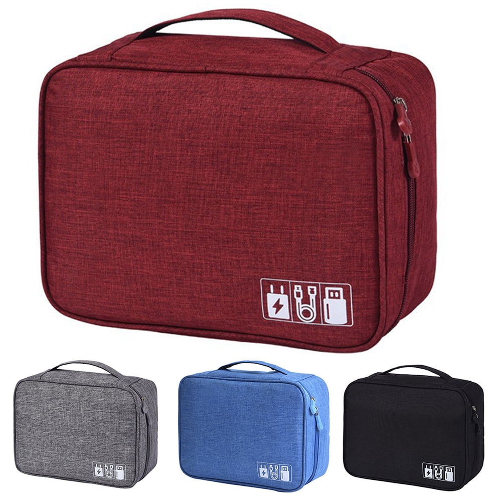 Travelwant Electronics Travel Organizer, Waterproof 3 Layer Electronics ...