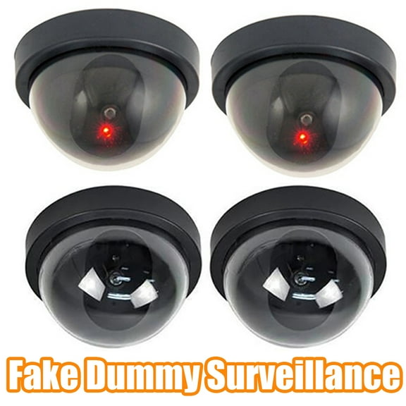 FLINT- Dummy Camera Fake Security Cctv Dome Camera With Flashing Red ...