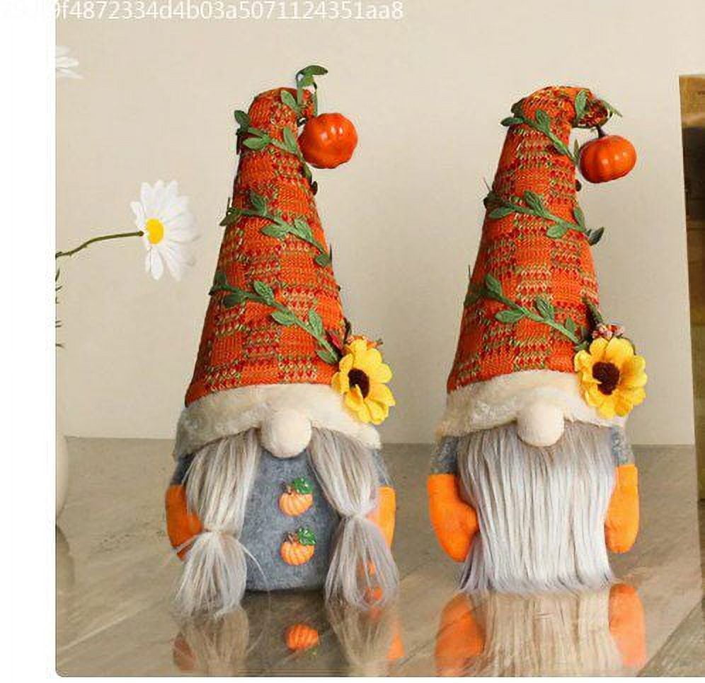 Travelwant Harvest Decorative Plush, Fall Pumpkin, Swedish Tomte ...