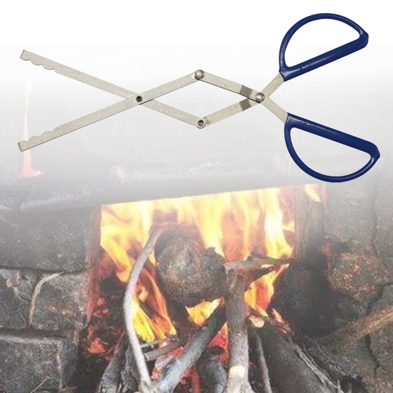 Travelwant Firewood Tongs Log Grabber for Fire Pit Campfire Bonfire ...