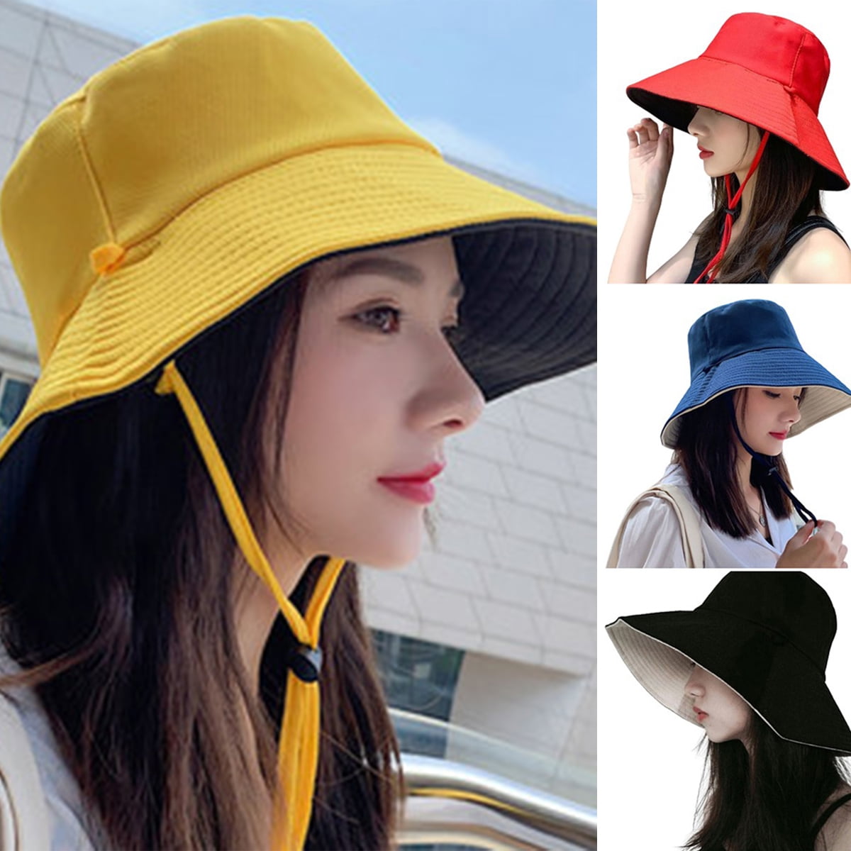 Travelwant Fishing Hat with Neck Flap and UPF 50+ Sun Brim Bucket Sun ...