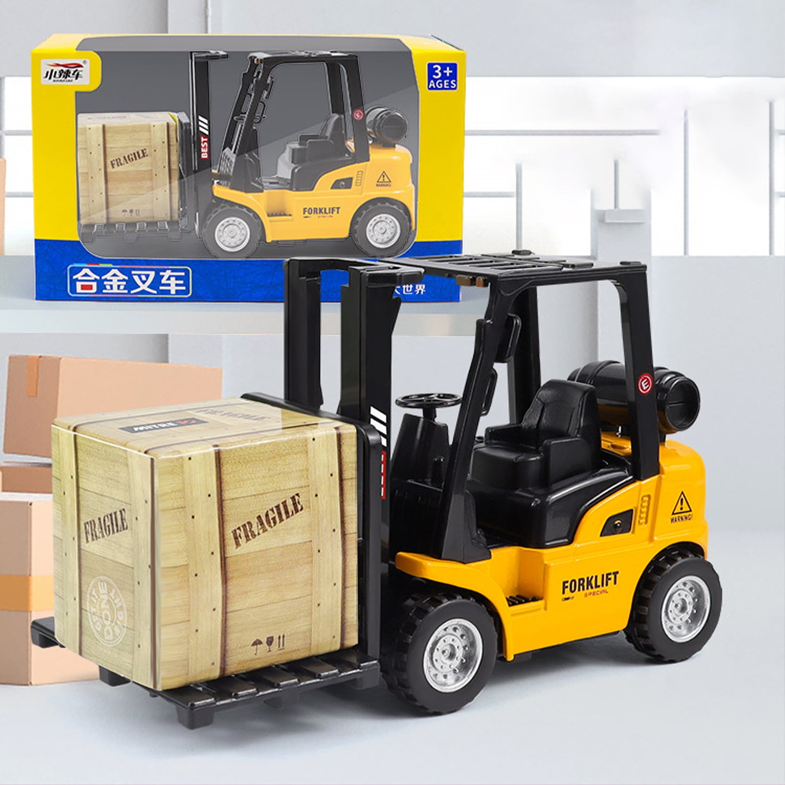 Travelwant Forklift Inertia Toy Burrs-free Excellent Workmanship ...