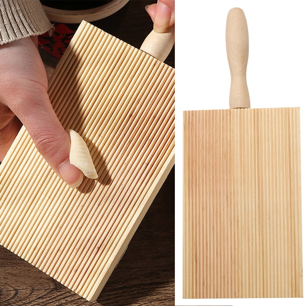 Travelwant Pasta Board Collection Wood 21.5cm Easy Operation Gnocchi ...
