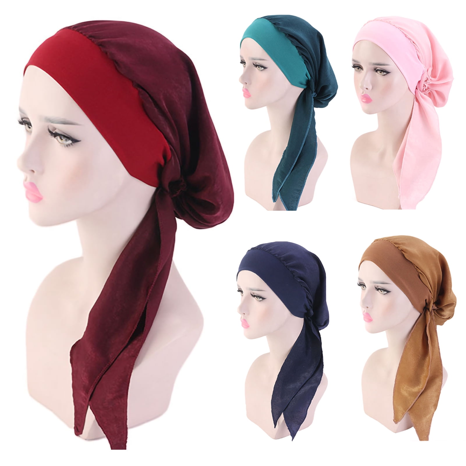 Travelwant Hair Bonnets for Women Satin,Soft Elastic Band Silky ...