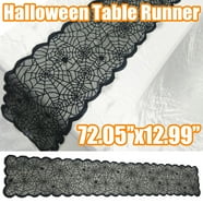 Smile Spider Web Decor Halloween Table Runner 13 x 72 Inch - Walmart.com