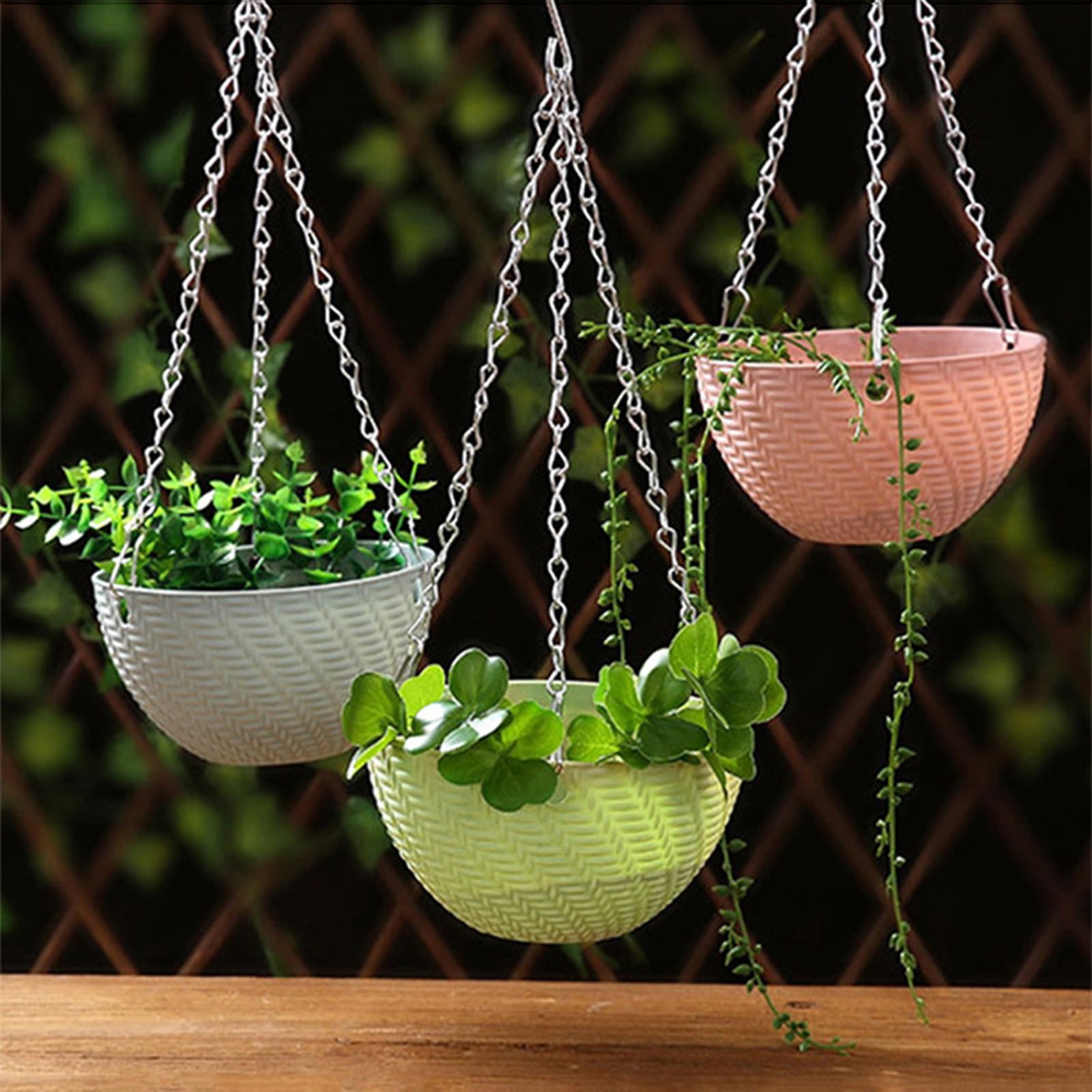 Travelwant Hanging Basket Planter Round Gardening Hanging Premium ...