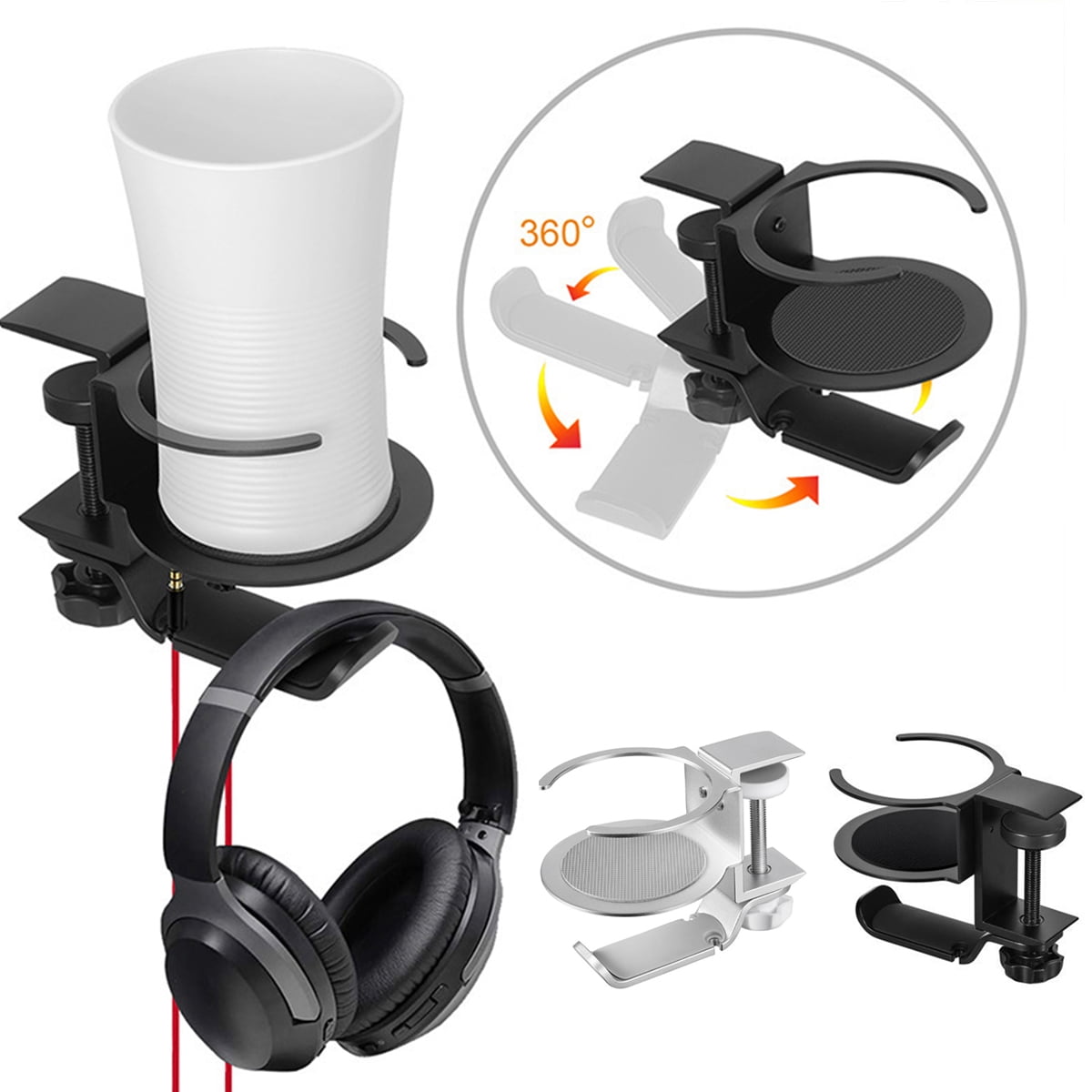 Benks Headphone Stand Coolpow Gaming Headphone Stand[360° Rotating ] PC ...