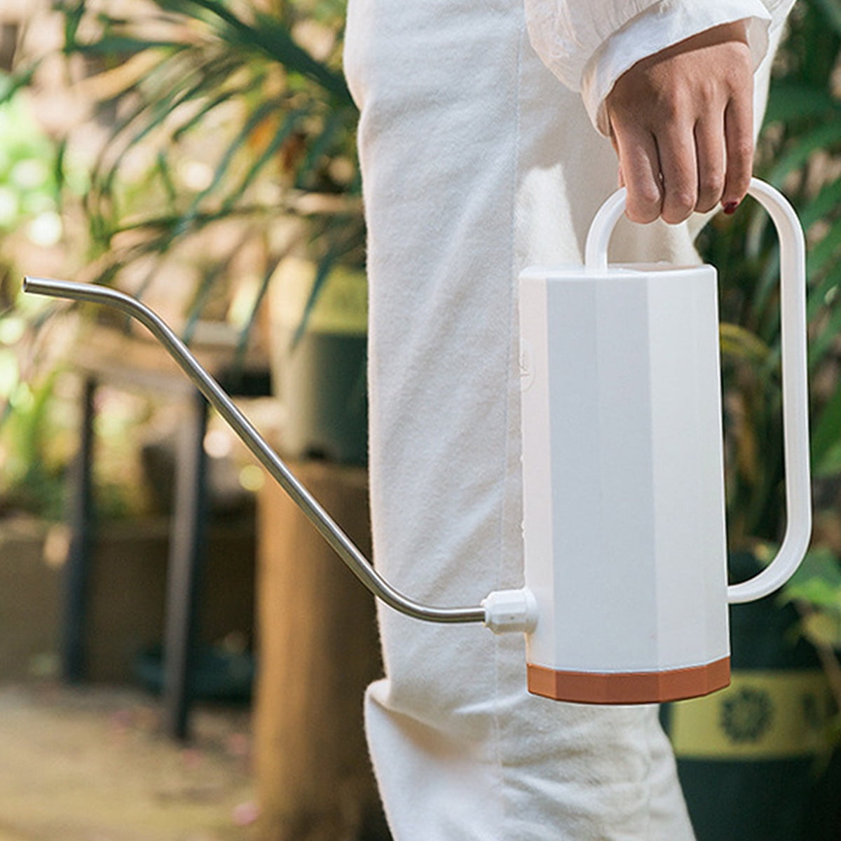 Travelwant Indoor Watering Can for Indoor Plants Large Metal with Long ...