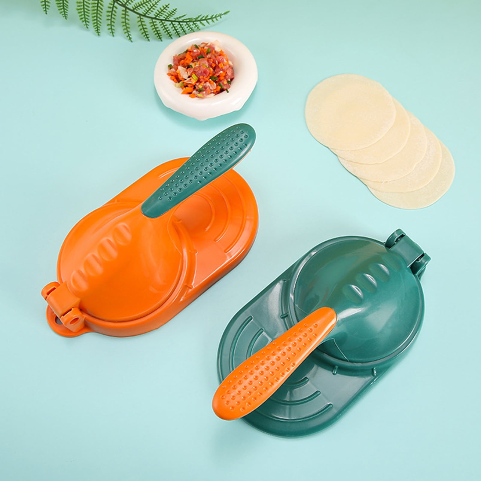 Travelwant Magic Dumpling Maker Kit Mold Ravioli, Empanadas, Momos ...