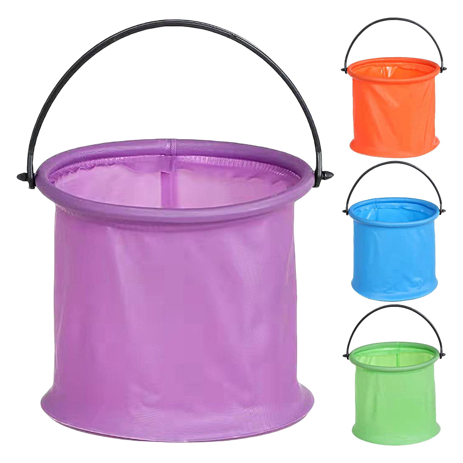 Travelwant Mini Plastic Beach Pail Assorted Colors Buckets- Summer ...