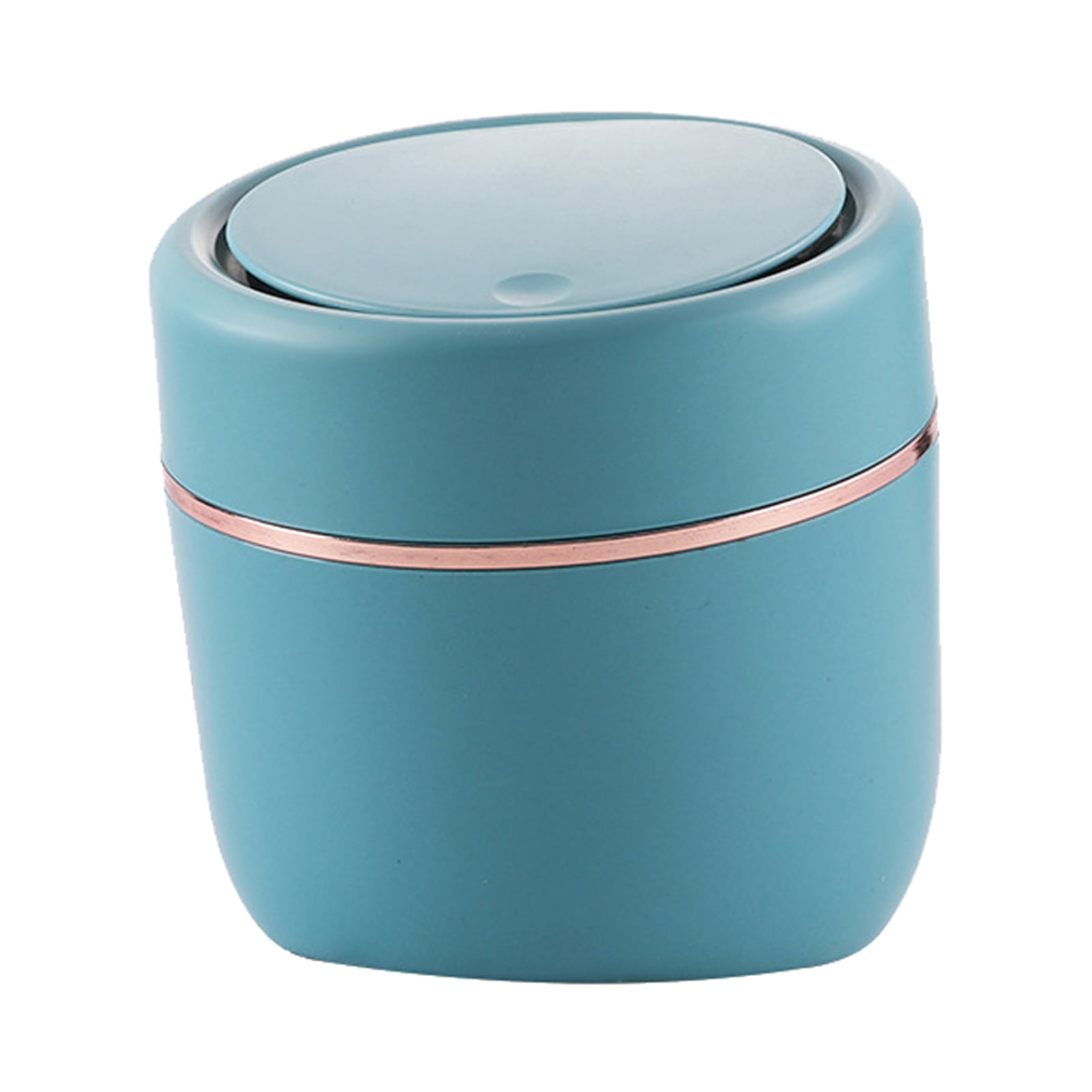 Travelwant Mini Trash Can with Lid, Press-Type with Removable Inner ...