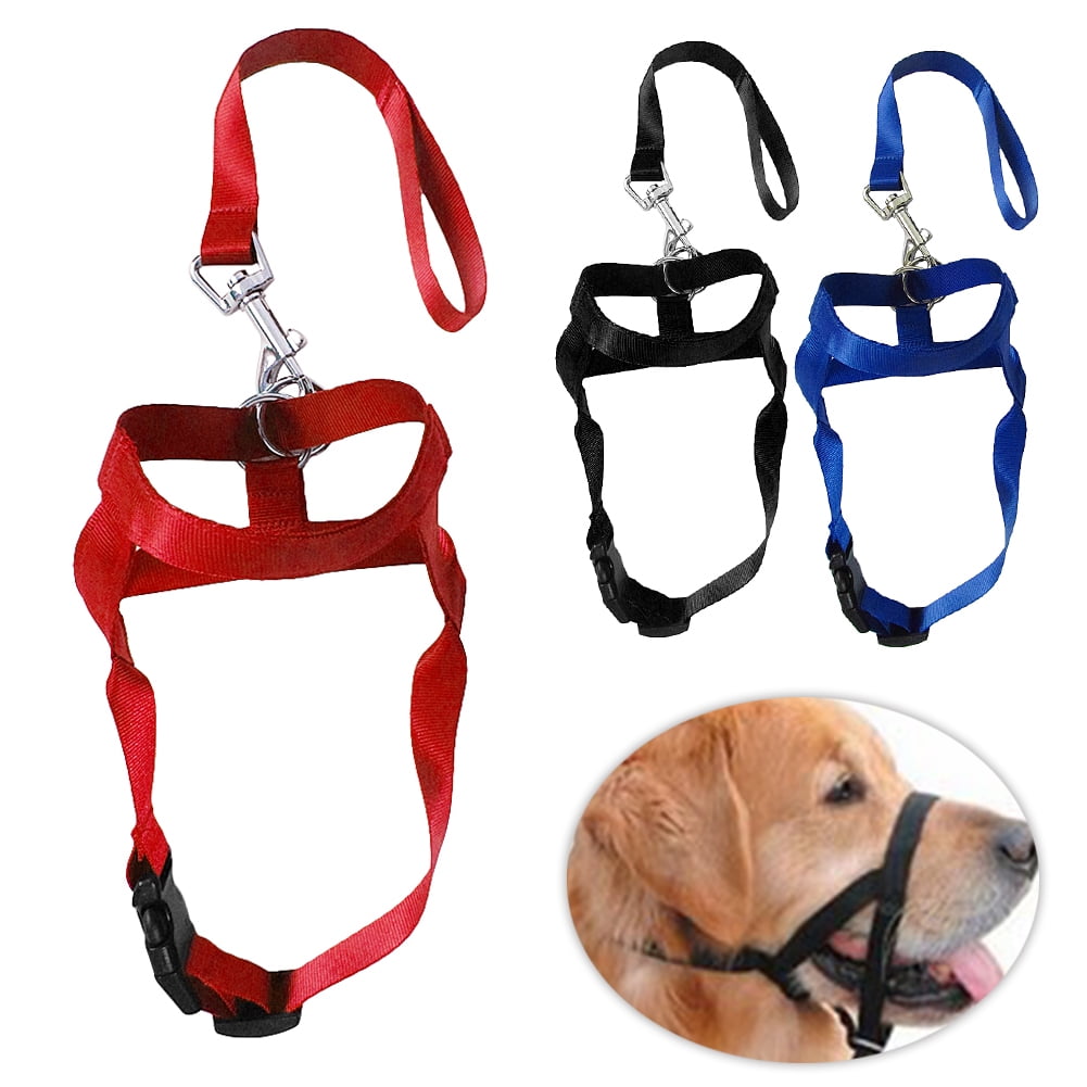 Travelwant Adjustable Nylon Dog Muzzle, Prevents Biting, Barking ...