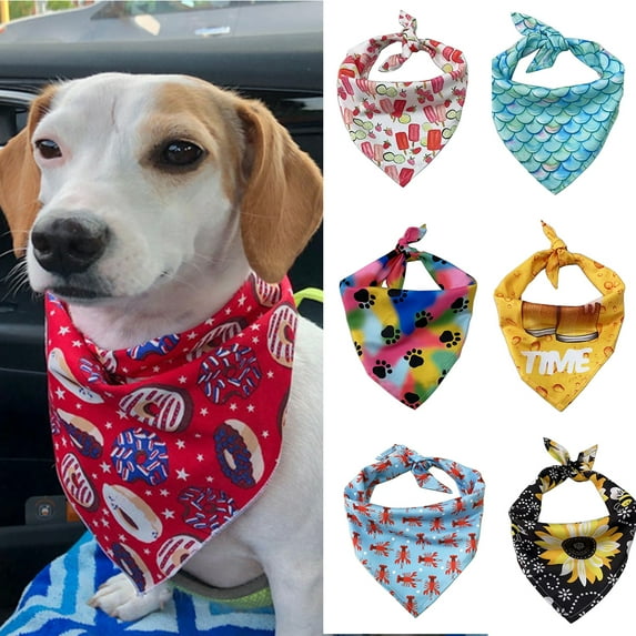 Travelwant Pet Summer Triangle Dog Bandana Hawaii Dog Bandana Flamingo ...