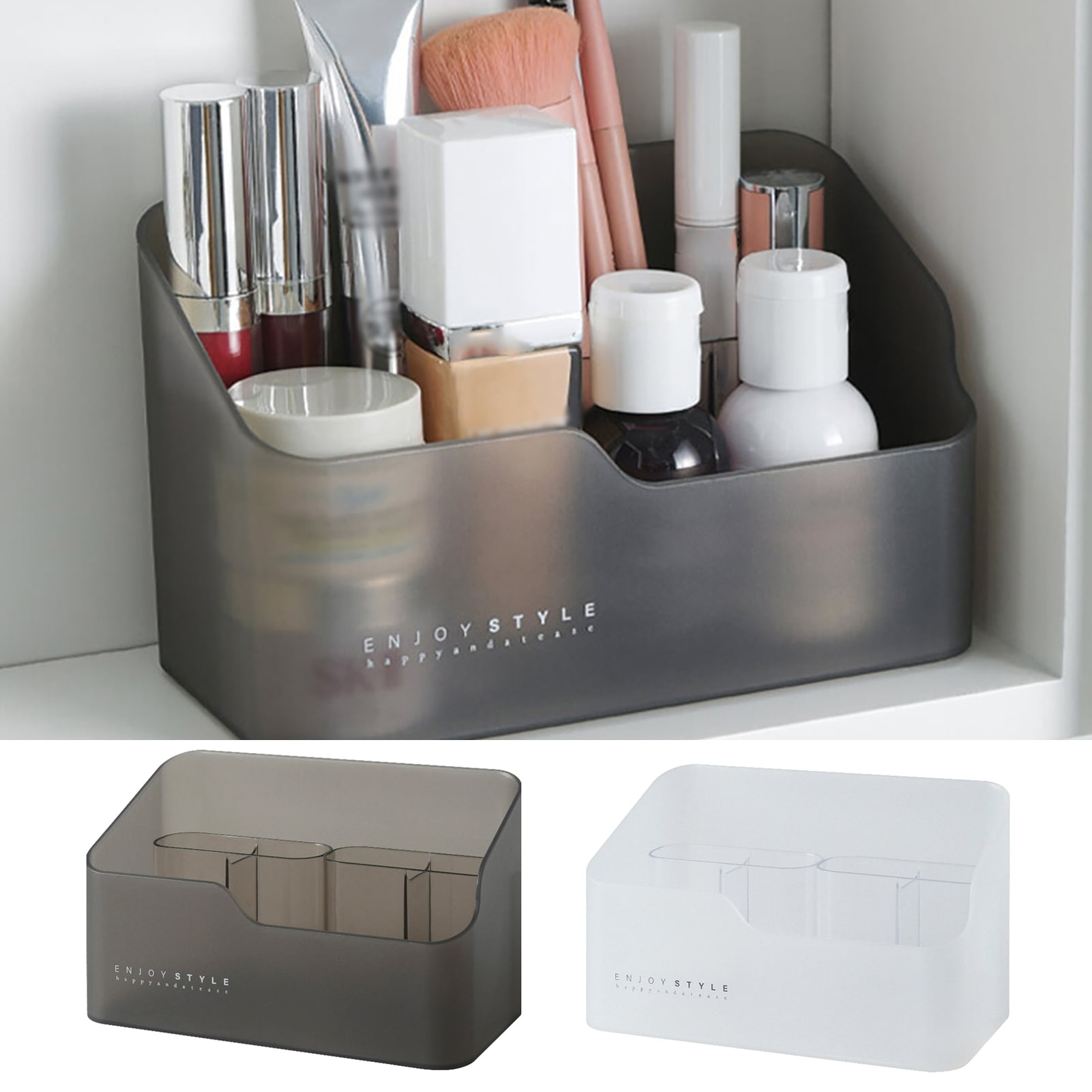 Travelwant Plastic Cosmetic Organizer, Large Capacity, Detachable, 16 ...