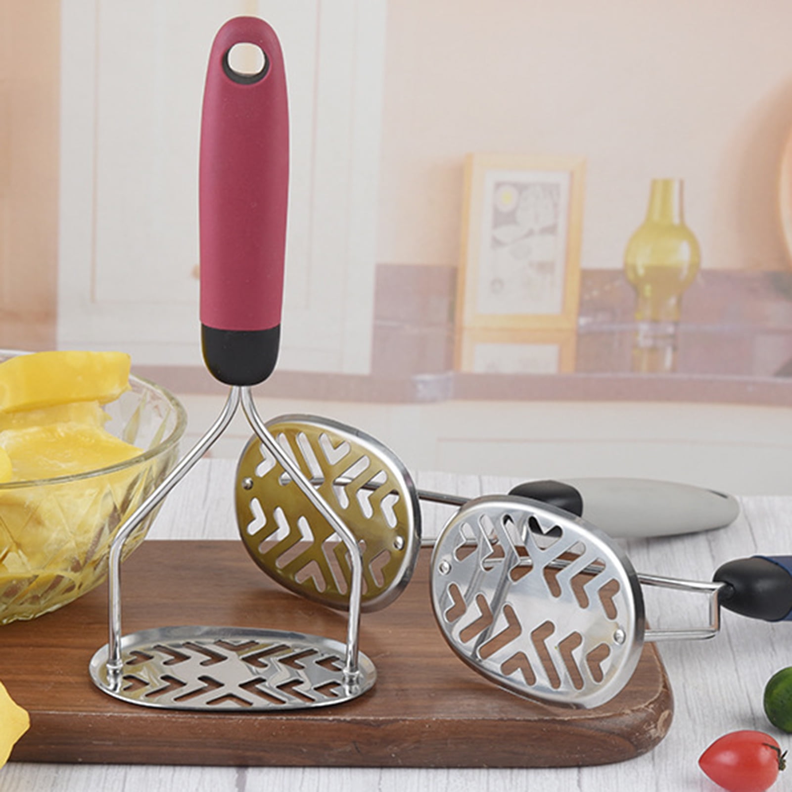 Travelwant Potato Masher Cooking Utensil - Will Last Your Kitchen a ...