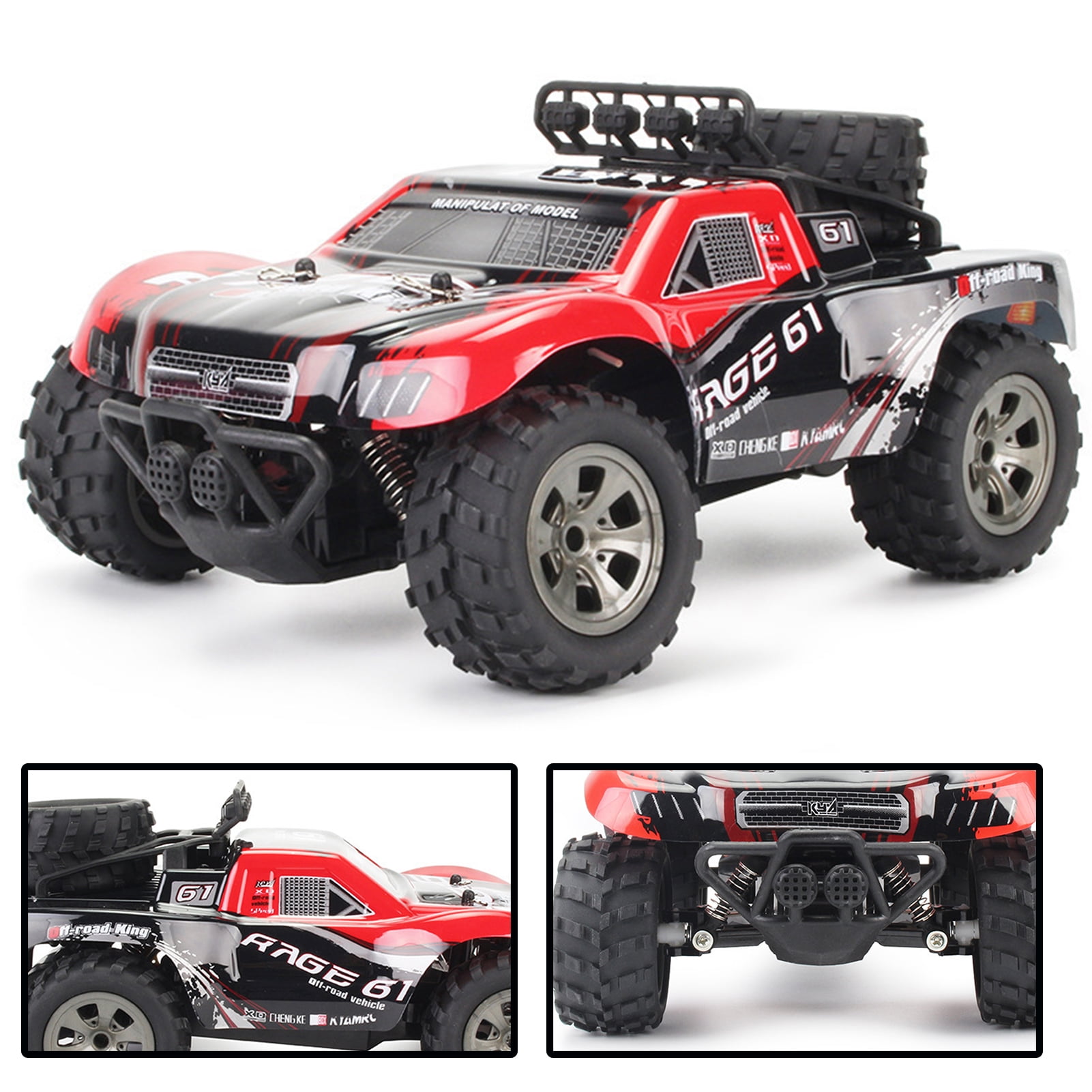 Travelwant RC Cars 1:18 Scale Remote Control Truck,4WD High Speed All ...