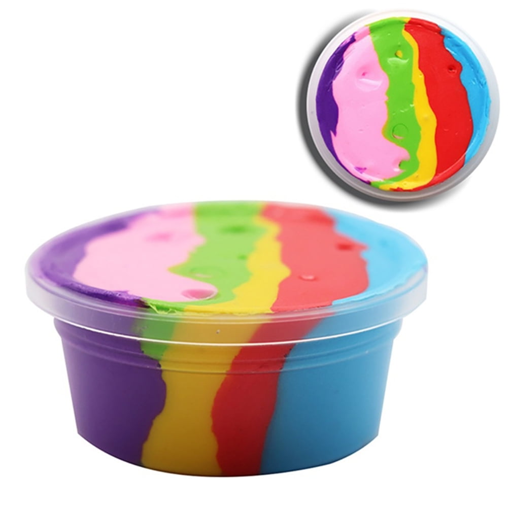 Rainbow Putty Slime Kit - Neon Glitter Colors for Playgrounds - Walmart ...